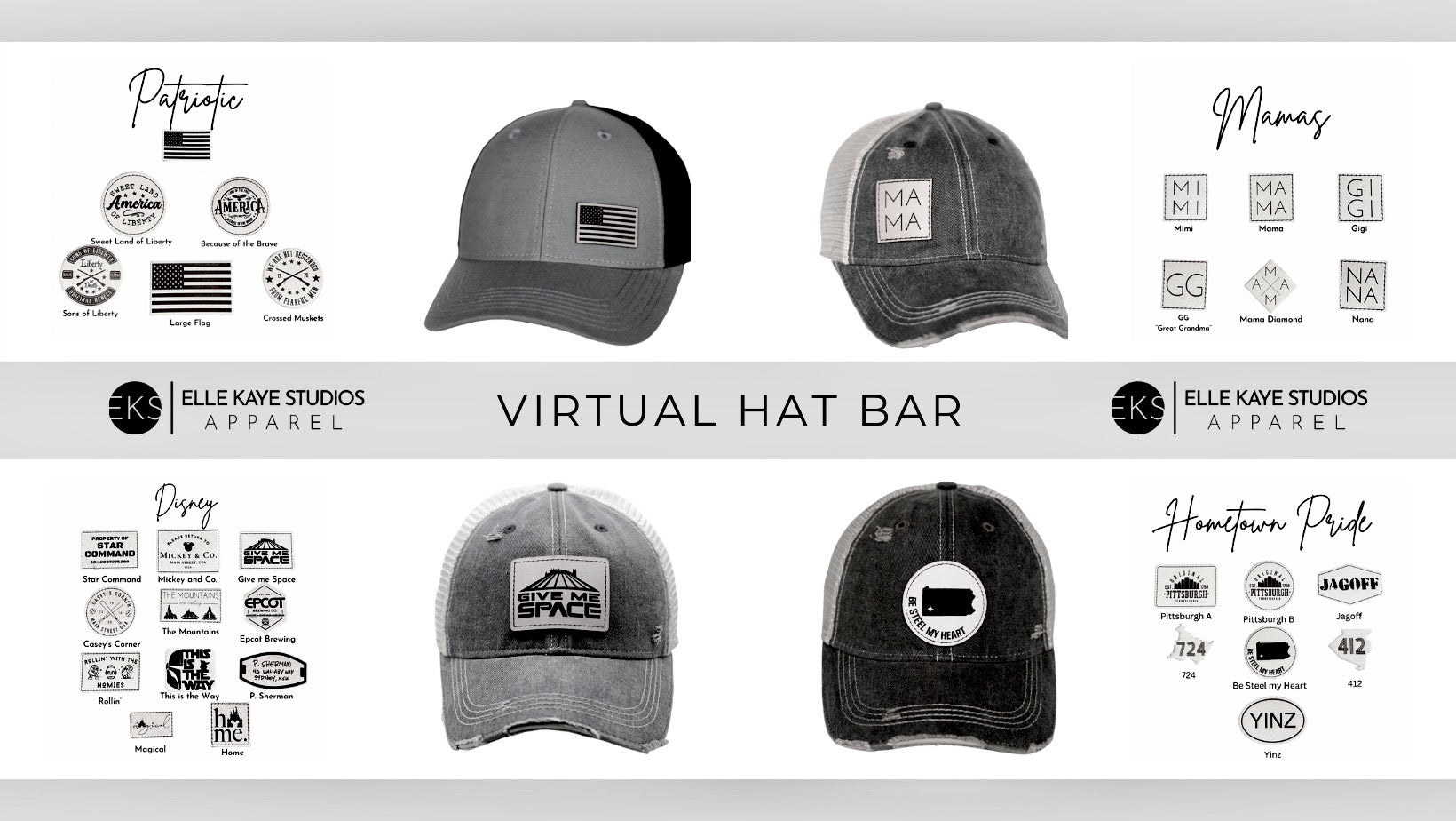 Virtual Hat Bar – Elle Kaye Studios