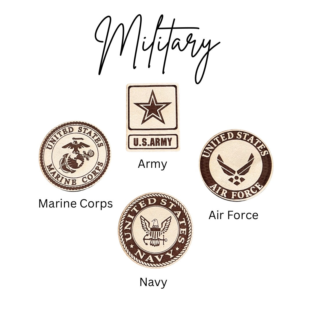 Military Hat Bar – Elle Kaye Studios