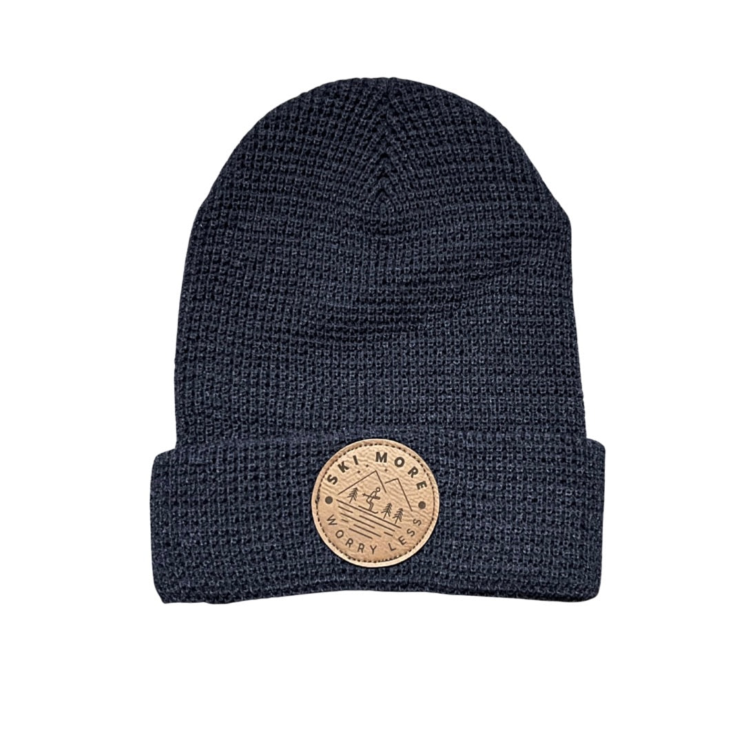 Ski More, Worry Less Beanie – Elle Kaye Studios